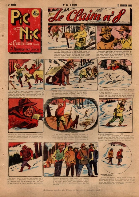 PIC ET NIC n°38. 1945. Roger ROUX. BE (CLA 172) EUR 12,00 - PicClick FR