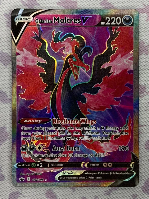 GALARIAN MOLTRES V (Full Art) 176/198 - Pokemon ultra raro ...