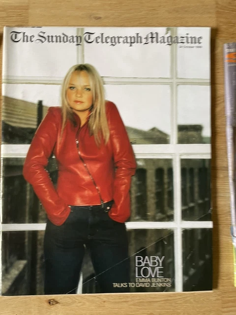 SPICE GIRLS GERI & Emma Front Page Of Sunday Telegraph / Style ...