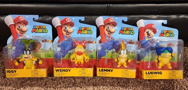 Super Mario Koopalings Figure Set Bowser Jr Wendy Ludwig 56 Off