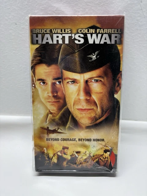 HART'S WAR (VHS , 2002) Bruce Willis, Colin Farrell. Brand New Wrapper Damaged £6.33 - PicClick UK