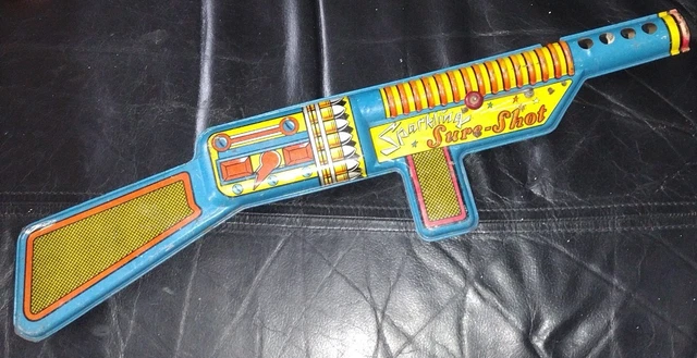 VINTAGE ANTIQUE C.1950'S Tin Toy Rifle by T.Cohn Inc. USA $38.50 - PicClick