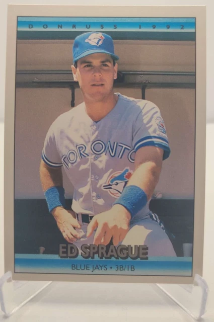 CARTE DE BASEBALL 1992 Donruss #187 Ed Sprague Toronto Blue Jays EUR 1 ...