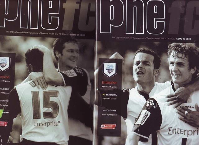 PRESTON NORTH END Fifteen Yes 15!! Quality Progs 1978-2012 Listed Vgc £ ...
