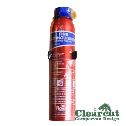 CAMPERVAN MOTORHOME CARAVAN ABC 600g Mini Fire Extinguisher & Mounting ...