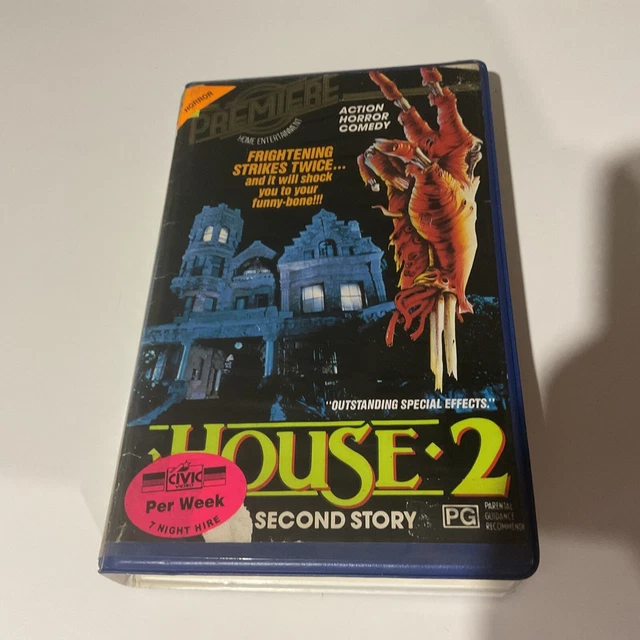 HOUSE 2 CLAMSHELL Vhs Premiere Vhs Tape $225.00 - PicClick AU
