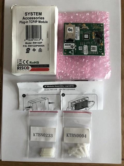 RISCO PLUG IN TCP/IP Module Model: RW132IP For Agility and Lightsys ...