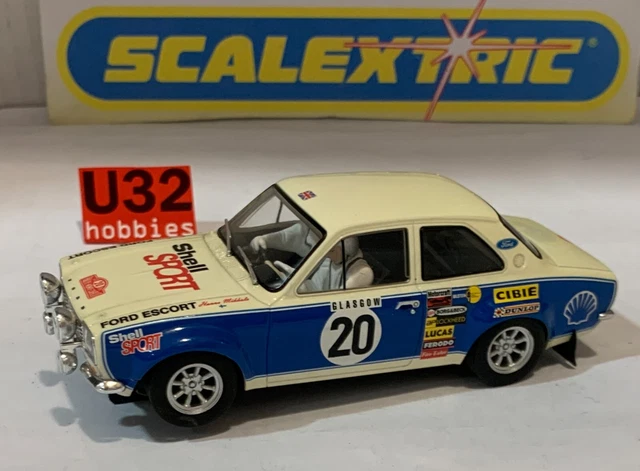 SLOT CAR SCX Scalextric 2798 Ford Escort Mki Rs 1600 #20 Rally Monte ...