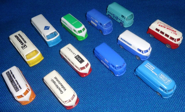 VW BUS - 11x Fa.HAMMER (Plastik),1x JEAN,Made in W.Germany,selten EUR ...