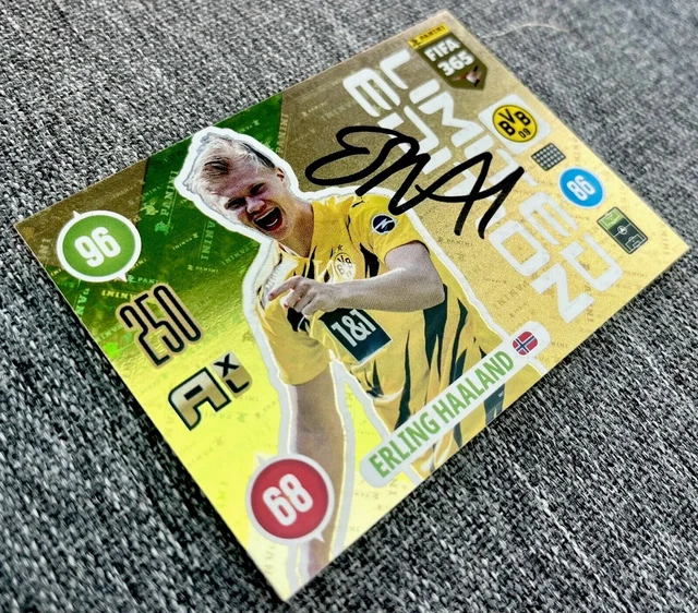 ERLING HAALAND SIGNED/AUTOGRAPHED FIFA 365 Limited Edition Adrenalyn XL ...
