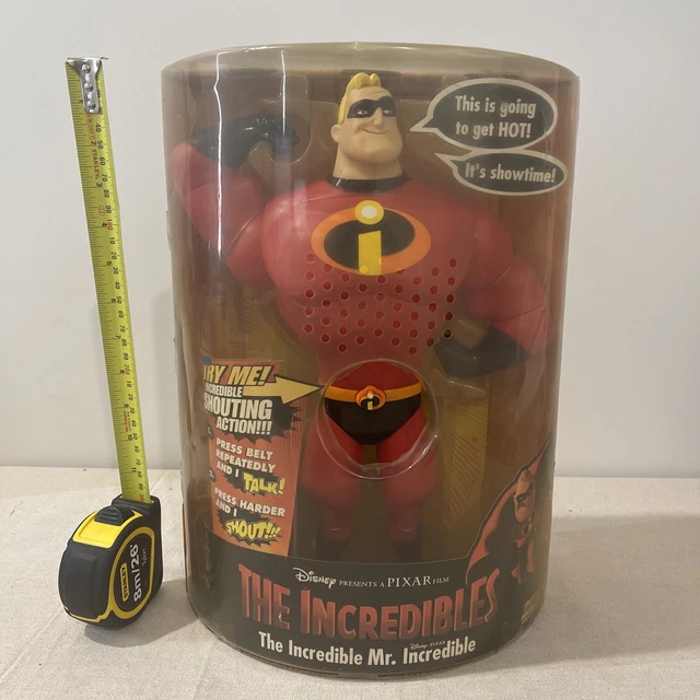 2004 HASBRO DISNEY Pixar The Incredibles 14" Talking Mr. Incredible New ...