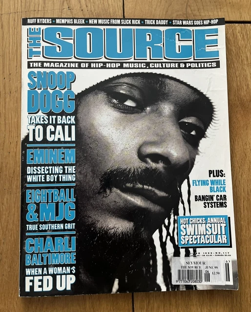 THE SOURCE, HIP-HOP Magazine, Issue 117 JUNE 1999 (SNOOP DOGG Cover ...