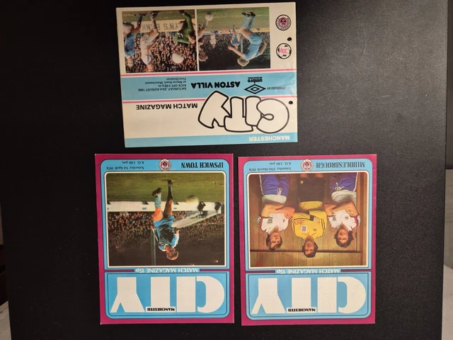 MANCHESTER CITY MAGAZINES £1.05 - PicClick UK