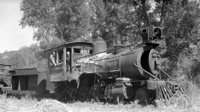 RGS RIO GRANDE Southern Railroad N/G locomotive, engine No 74 Old Train ...