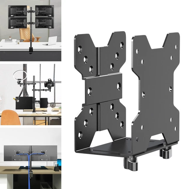 MINI PC BRACKET Thin-client Server Rack Under Desk Computer Mount £42. ...