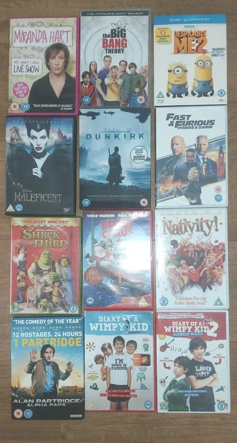 DVD MIX BUNDLE: sealed Dunkirk, Fast & Big Bang, Shrek, Nativity £9.72 ...