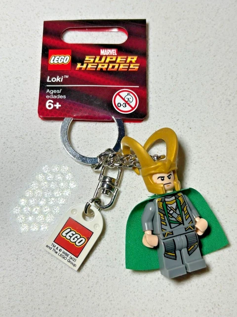 NWT LEGO MARVEL Super Heroes LOKI Mini Figure Keyring Key Chain $21.00 ...