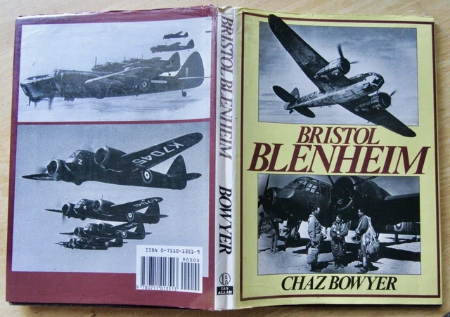 BRISTOL BLENHEIM: BY CHAZ BOWYER. HB+WRAP. 1ST 1994 £0.99 - PicClick UK