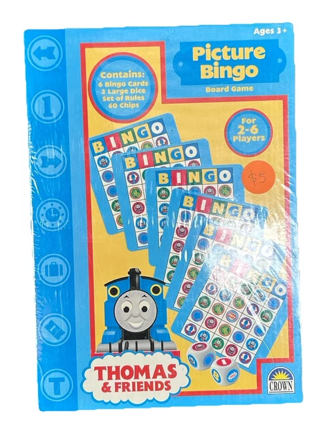 THOMAS TANK ENGINE & Friends Railway Picture Bingo Board Game Sealed ...