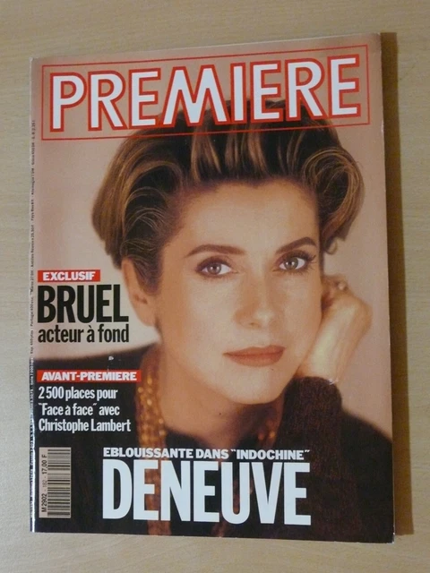 REVUE CINEMA-PREMIERE-CATHERINE DENEUVE-N°182-MAI 1992 EUR 2,00 - PicClick FR