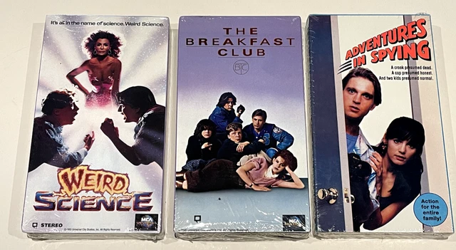 VHS LOT WEIRD Science The Breakfast Club Adventures In Spying Sealed £ ...