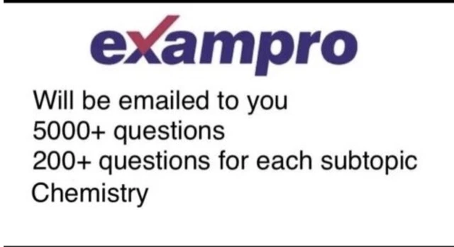 EXAMPRO QUESTIONS AQA A-Level Chemistry Year 1 & 2 £8.63 - PicClick UK