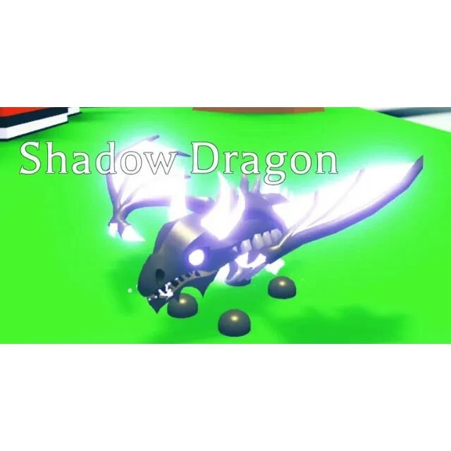 NFR (NEON FLY + Ride) Shadow Dragon (Roblox - Adopt Me Virtual Pet ...