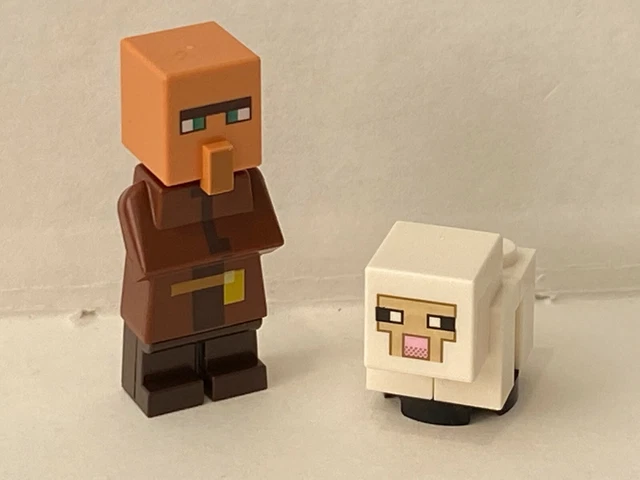 LEGO MINECRAFT VILLAGER & Baby Sheep From Set 21165 (Ultra Rare) £9.99 ...