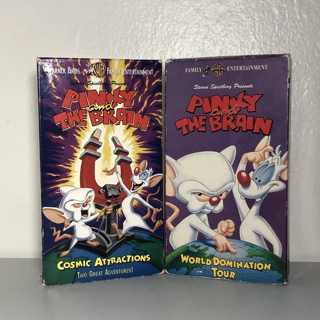 PINKY AND THE Brain VHS Lot/Bundle of 2 (VHS, 1997) Warner Bros ...