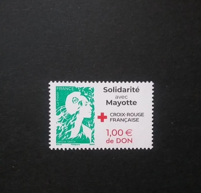 FRANCE 2025** SOLIDARITÉ avec Mayotte - Croix Rouge française EUR 3,30 ...