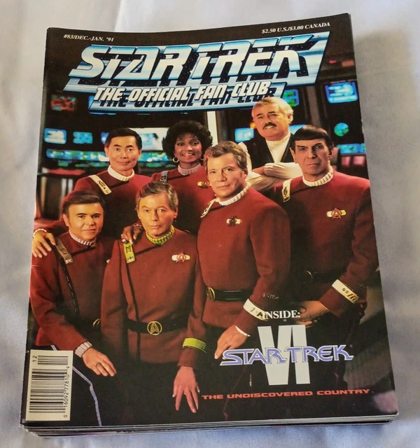 VINTAGE STAR TREK The Official Fan Club Magazine Lot of 16, #83-89, 91 ...