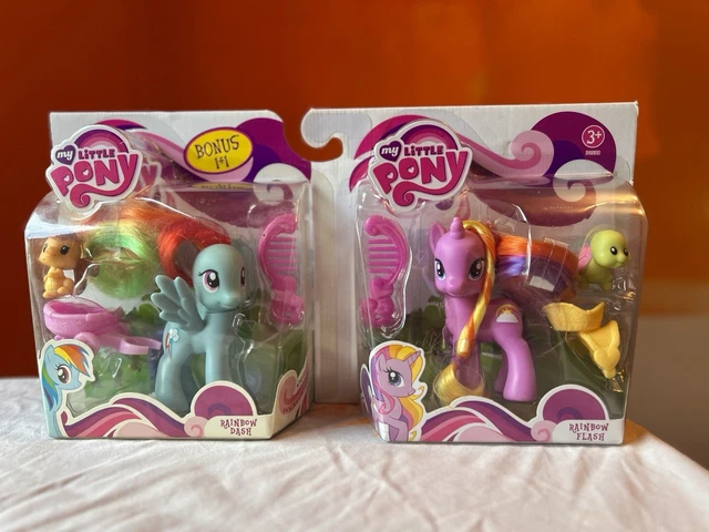 MY LITTLE PONY 'Rainbow Flash' MOC Euro Exclusive G4 (Bonus Rainbow ...