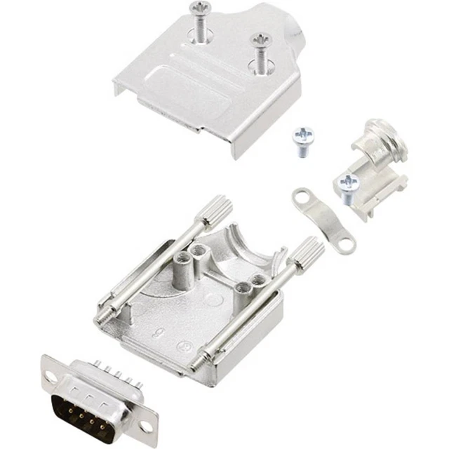 KIT EMBASE SUB-D mâle Nombre de pôles: 9 encitech MHDM-09-DBP-K 6355-0005-01 EUR 13,48 - PicClick FR