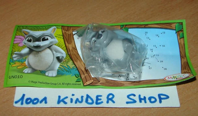 KINDER NATURE UN010 Un 10 Waschbär Raton + Bpz Single EUR 1,25 - PicClick FR
