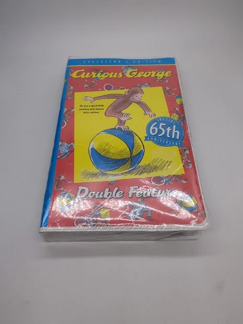 CURIOUS GEORGE SPECIAL 65th Anniversary Double Feature (VHS) Clamshell ...