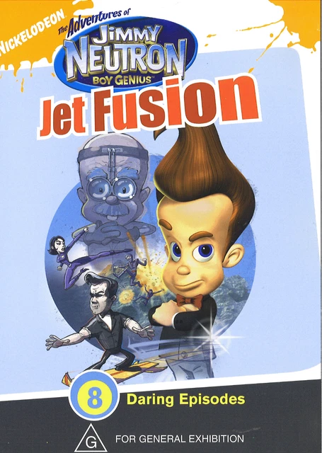 THE ADVENTURES OF Jimmy Neutron: Boy Genius: Jet Fusion (DVD, 2004) $14 ...