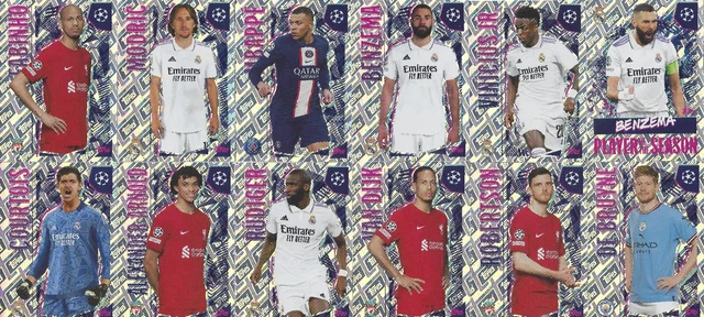 TOPPS UEFA CHAMPIONS League 2022/2023 Sticker alle UCL Team of the ...