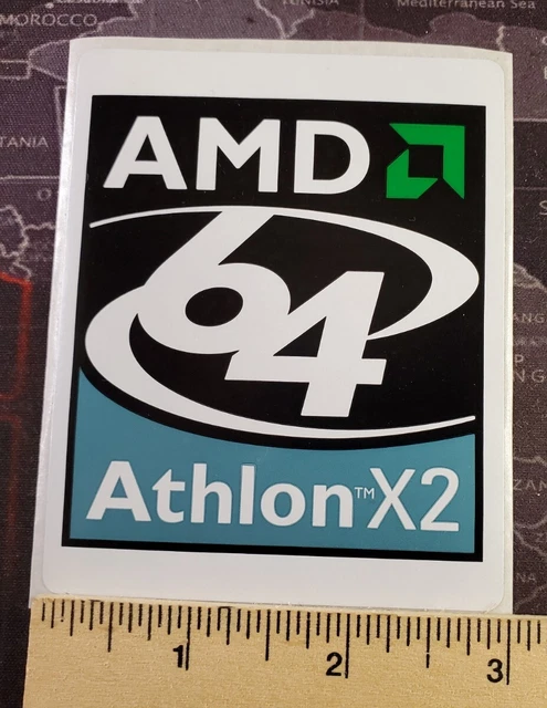 AMD ATHLON 64 x2 Case Badge Sticker Large 3" inch $5.00 - PicClick
