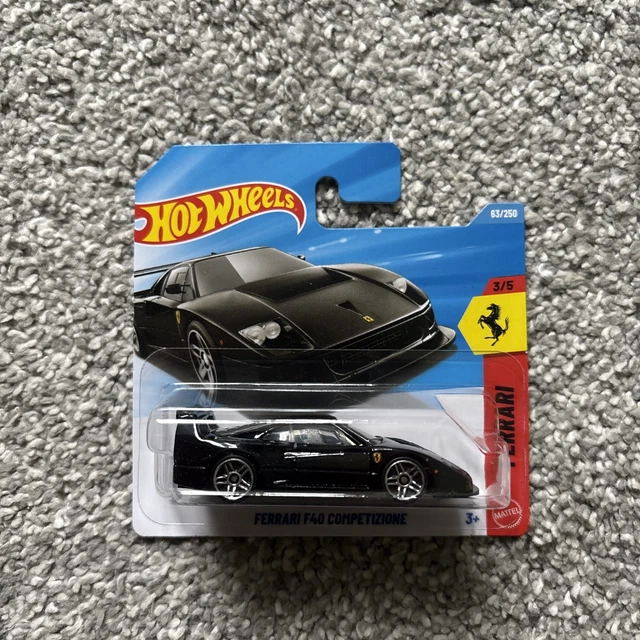 FERRARI F40 BLACK 2026 C Hot Wheels *COMBINE POSTAGE* £4.91 - PicClick UK