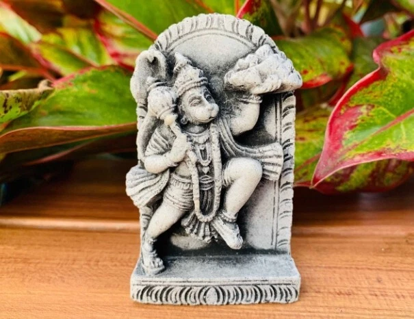 SMALL LORD HANUMAN Statue Hanuman Stone statue Hanumantha Monkey God ...