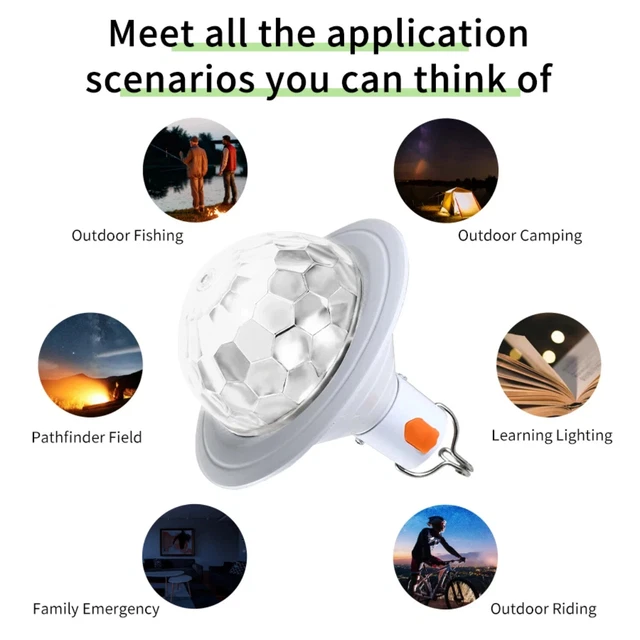 DISCO LIGHT SOLAR Outdoor Light Magic Ball Light Party Light LED Stage ...