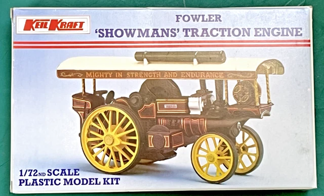 KEIL KRAFT K302 Fowler Showmans Traction Engine 1/72 Scale Model Kit £6 ...
