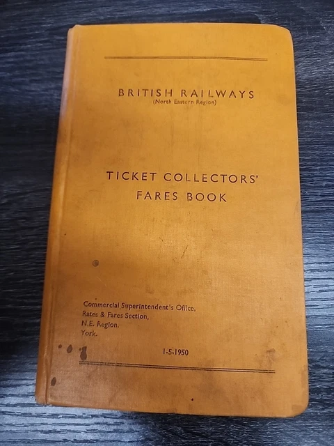 BRITISH RAILWAYS TICKET Collectors Fares Book 1950 £10.78 - PicClick UK