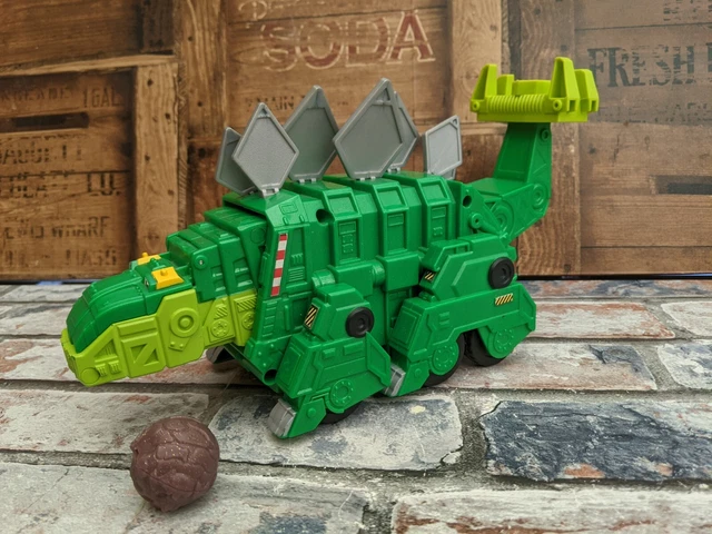 DINOTRUX GARBY LARGE Figure with Boulder and Sounds - Stegosaurus £27. ...
