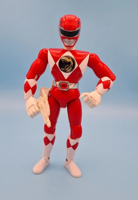 VTG MIGHTY MORPHIN Power Rangers MMPR 8" Red Ranger Jason Figure ...