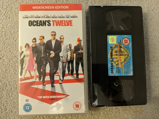 OCEAN'S TWELVE VHS VIDEO TAPE SEALED Wide-screen Edition £5.59 ...