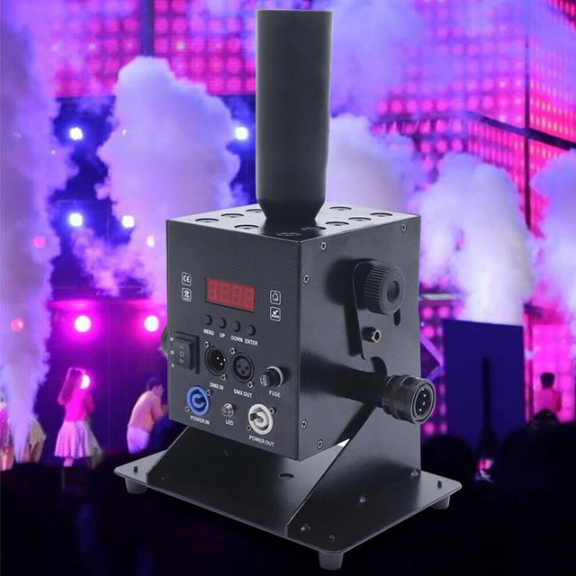 CO2 CANNON GUN CO2 Jet Fog Smoke Machine Led Lamp DJ Stage Effects with ...