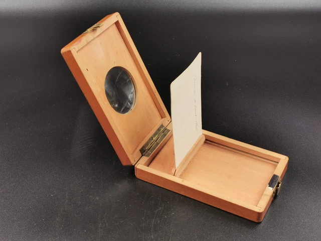 GRAPHOSCOPE VISIONNEUSE COFFRET Bois Loupe Photo Ancienne EUR 35,00 ...