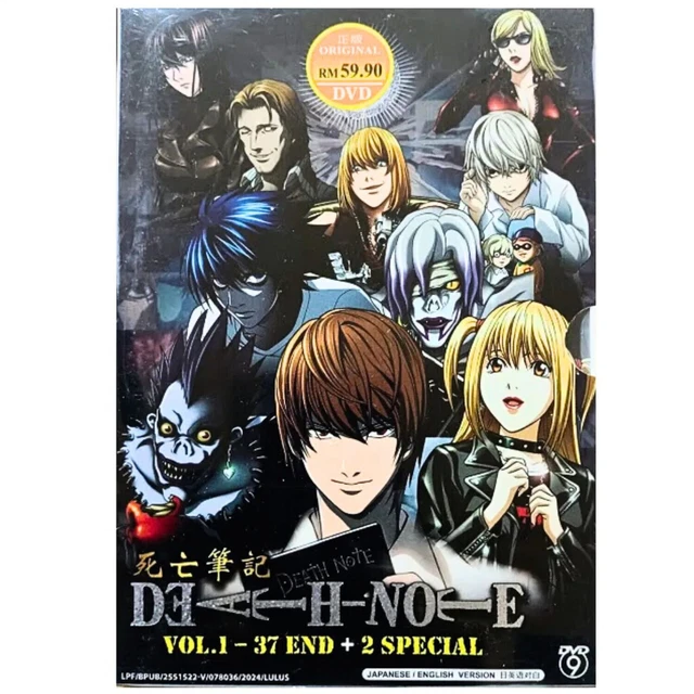 DEATH NOTE DVD TV Series Complete Collection Vol.1-37 END+2Special ...