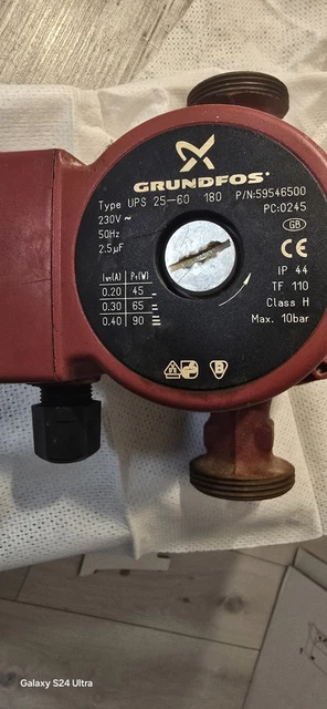 GRUNDFOS UPS 25-60 N 180 60W 230V Zirkulationspumpe (96913085) EUR 90,73 - PicClick DE